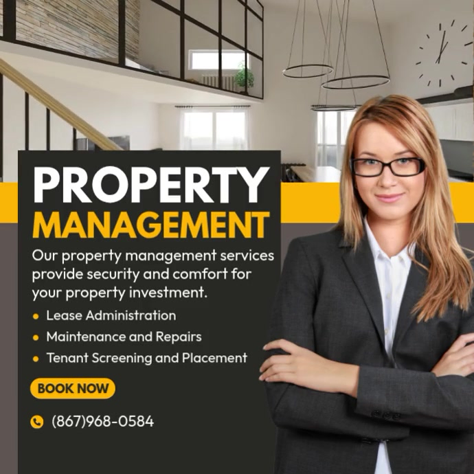 Plantilla de Property Management | PosterMyWall