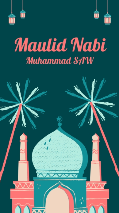 Prophet Muhammad's birthday Template | PosterMyWall