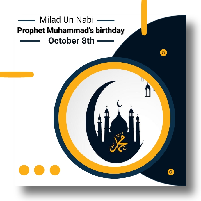 Copy of prophet muhammad's birthday | PosterMyWall