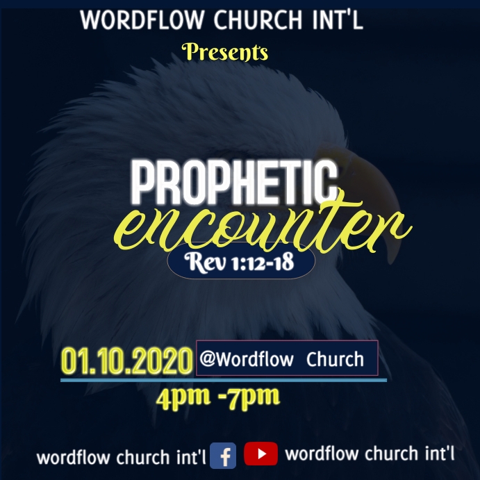 prophetic church events Template | PosterMyWall