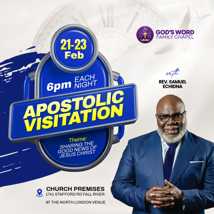 prophetic church flyer (1) Template | PosterMyWall