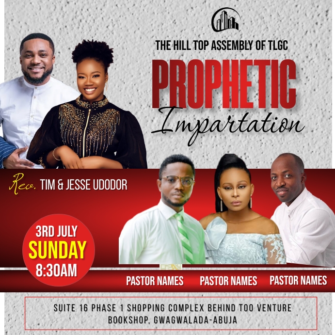 Prophetic conference Template | PosterMyWall