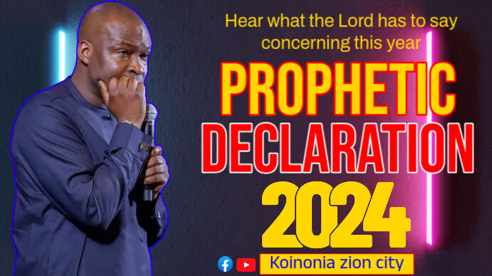 prophetic declaration flyer Template | PosterMyWall