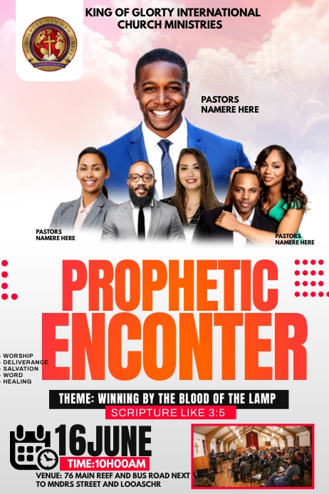 prophetic encounter Template | PosterMyWall