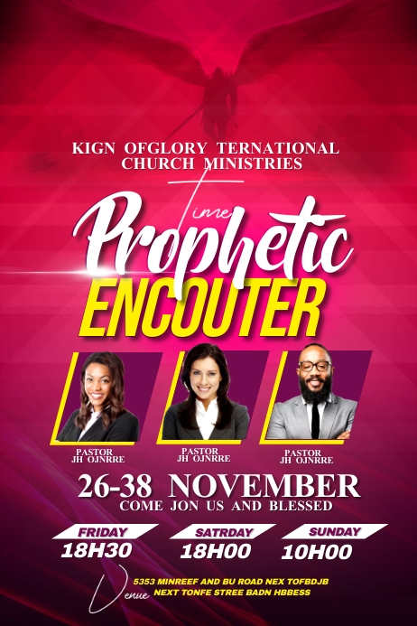 prophetic encounter Template | PosterMyWall