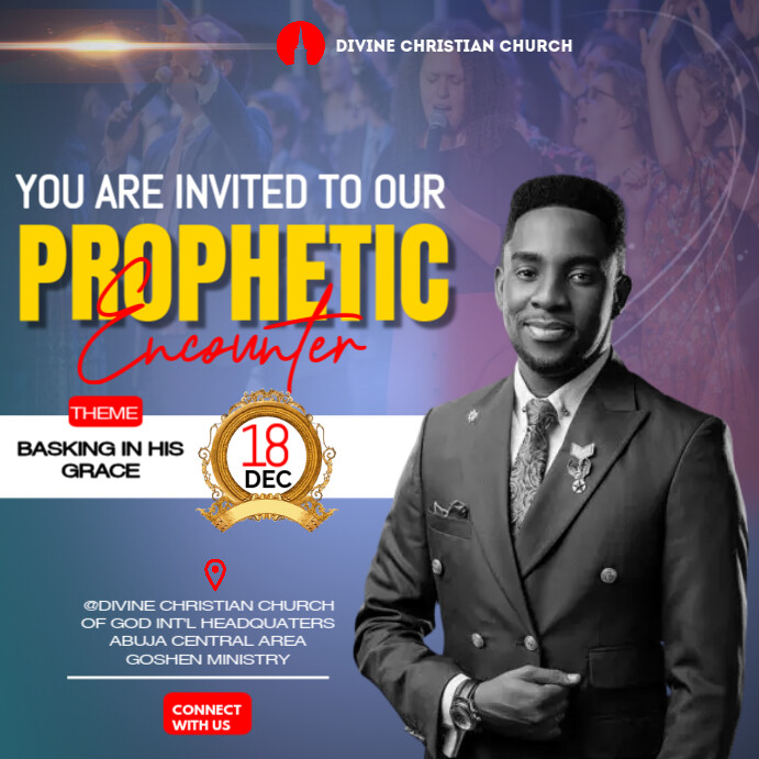 prophetic encounter Template | PosterMyWall