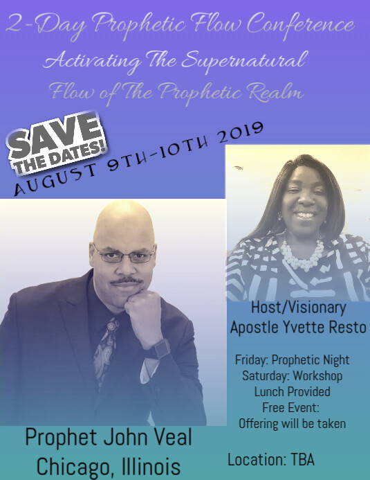 Prophetic Flow Conference Template | PosterMyWall