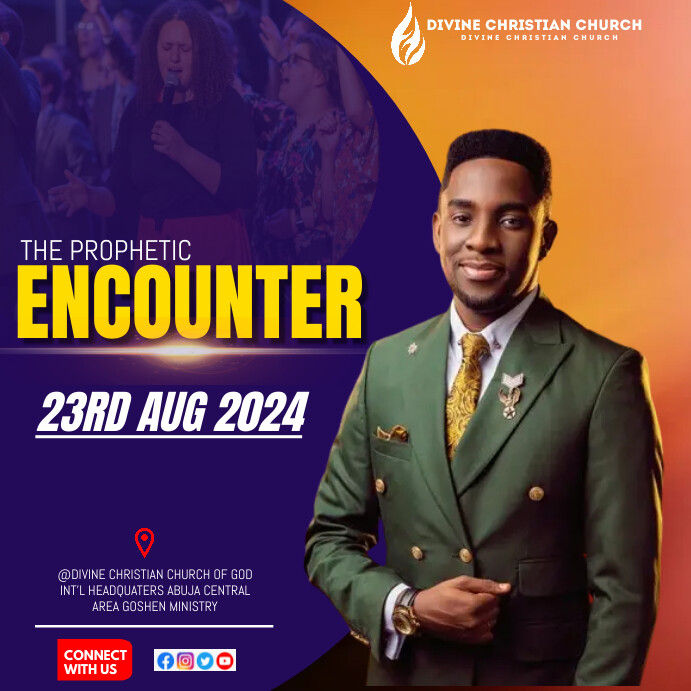 Copy of prophetic flyer customize design | PosterMyWall