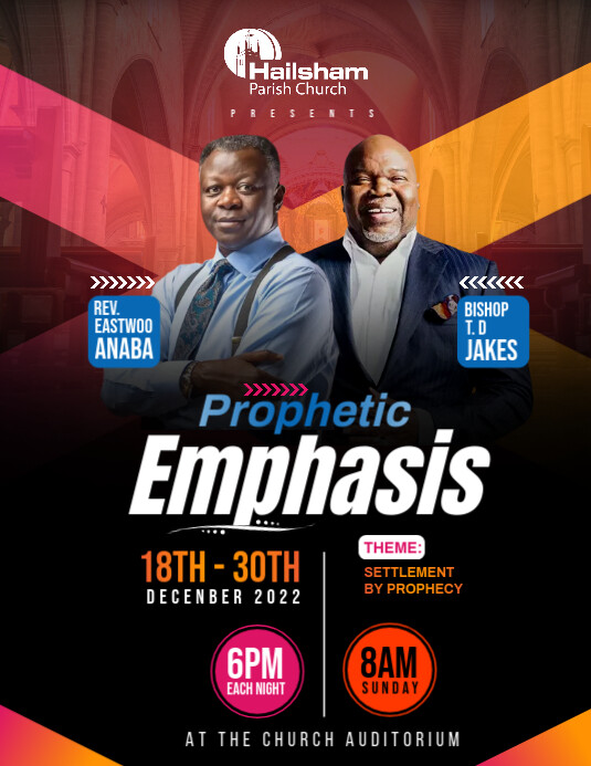 Prophetic Flyer Template | PosterMyWall