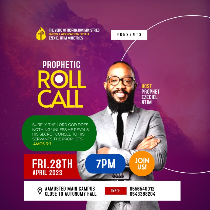 Prophetic Flyer Template | PosterMyWall