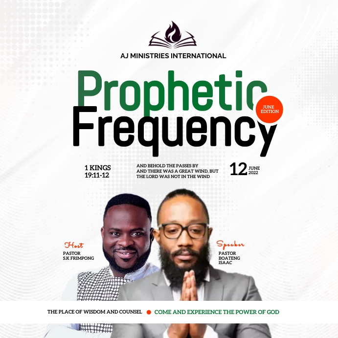 Prophetic Flyer Template | PosterMyWall