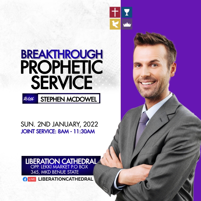 PROPHETIC FLYERS (27) Template | PosterMyWall