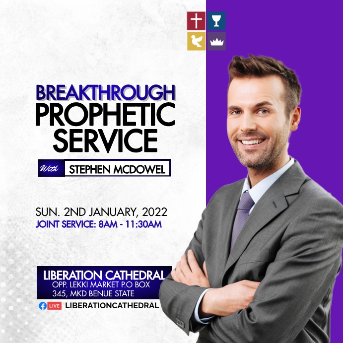 PROPHETIC FLYERS (3) Template | PosterMyWall