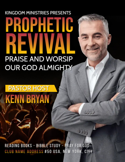 Prophetic Revival Template | PosterMyWall