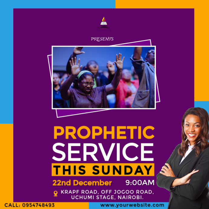 prophetic service Template | PosterMyWall