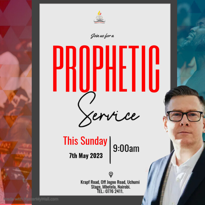 prophetic service Template | PosterMyWall