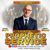 114+ Free Templates for 'Church prophetic service ad template ...