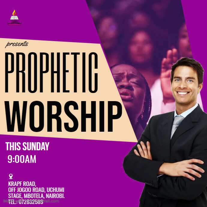 Plantilla de prophetic worship sunday | PosterMyWall