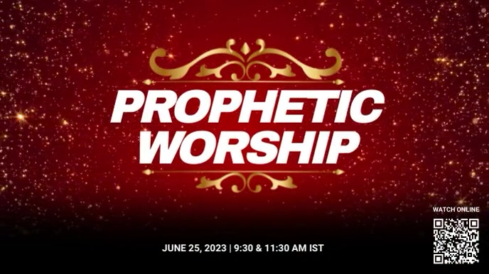 Prophetic Worship template | PosterMyWall
