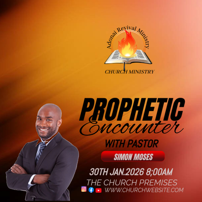 PROPHTIC ENCOUNTER Template | PosterMyWall