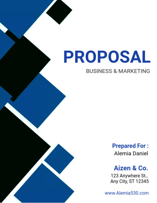 Proposal Business & Marketing Template | PosterMyWall