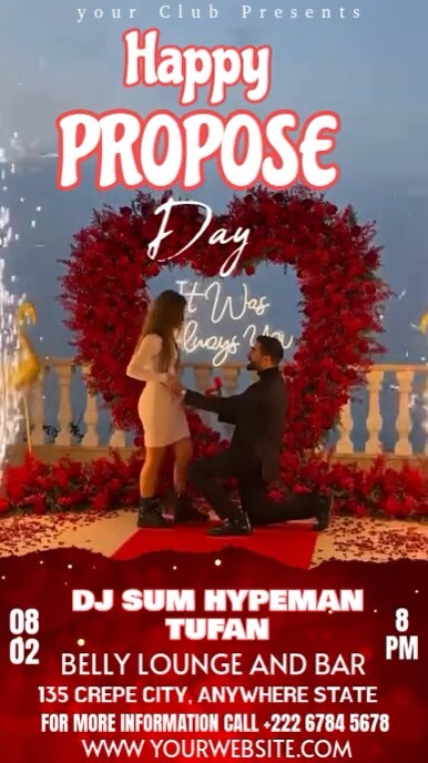 Propose day Template | PosterMyWall