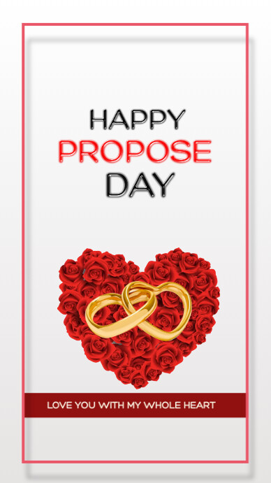 PROPOSE DAY Template | PosterMyWall
