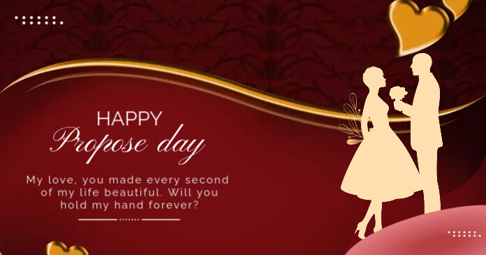 Propose day wishes facebook post Template | PosterMyWall