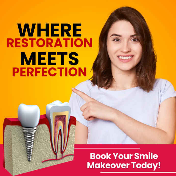 Prosthodontics promotion Template | PosterMyWall