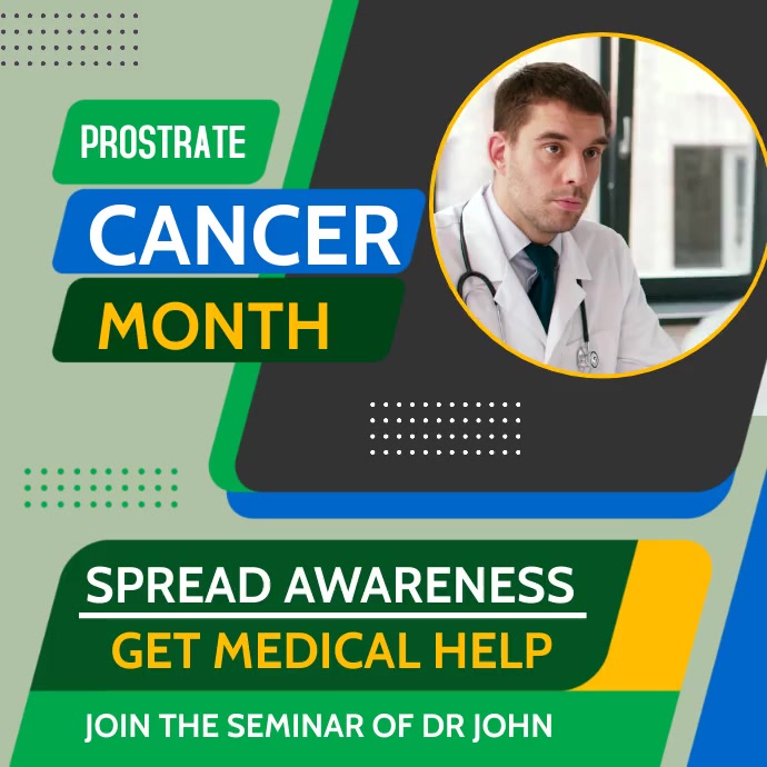 Prostrate Cancer, Campaign poster Template | PosterMyWall
