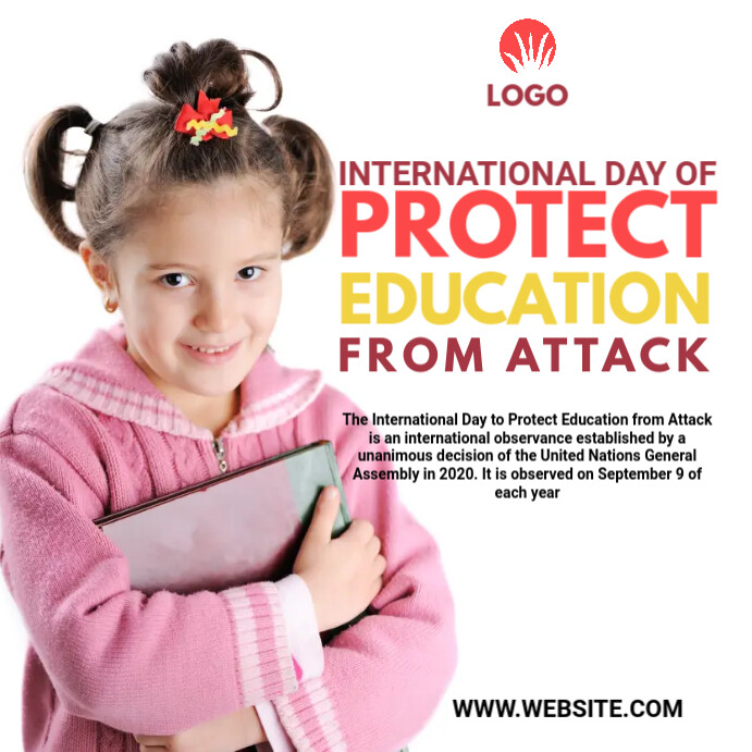 Protect Education from Attack Template | PosterMyWall