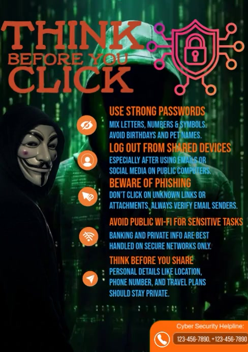 Protect Yourself Online | Cyber Crime Awareness Video Template ...