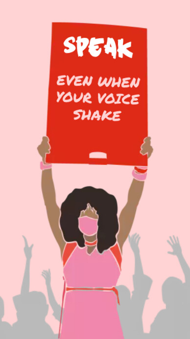 Protest Speak Up Instagram Story Post Template | PosterMyWall