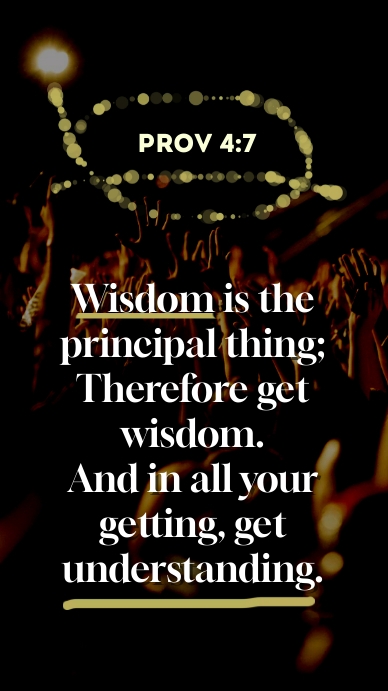 prov 4:7 Template | PosterMyWall