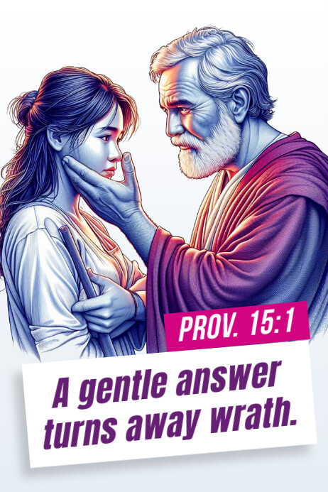 Proverb 15:1 Template | PosterMyWall