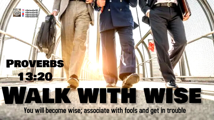 Proverbs 13:20 Template | PosterMyWall