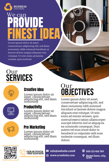 Plantilla de Provide Finest Idea | PosterMyWall