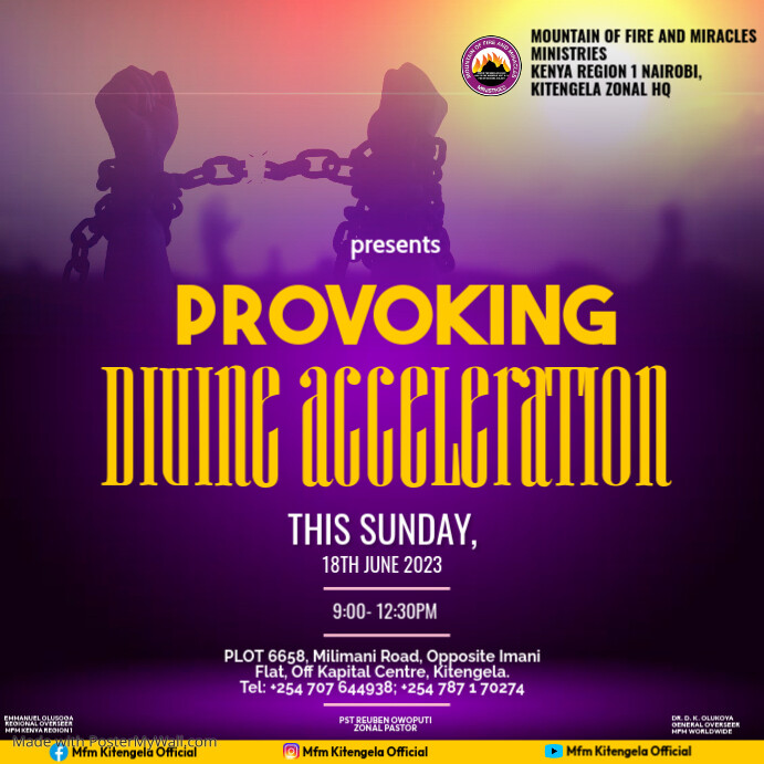 provoking divine acceleration Template | PosterMyWall