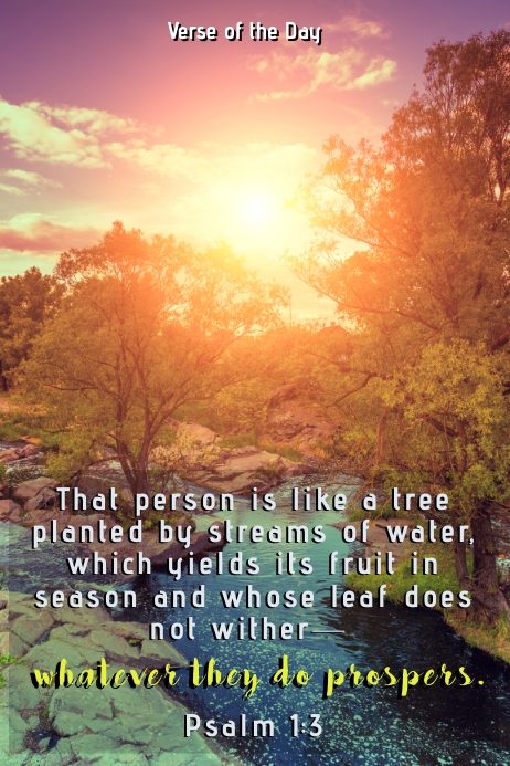 Psalm 1:3 Template | PosterMyWall