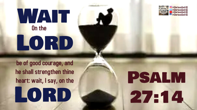 Psalm 27:14 Template | PosterMyWall