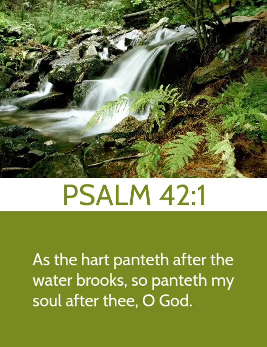 Psalm 42:1 Template | PosterMyWall