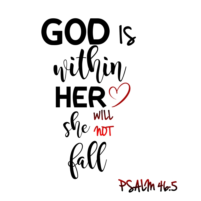 Psalm 46:5 Template | PosterMyWall