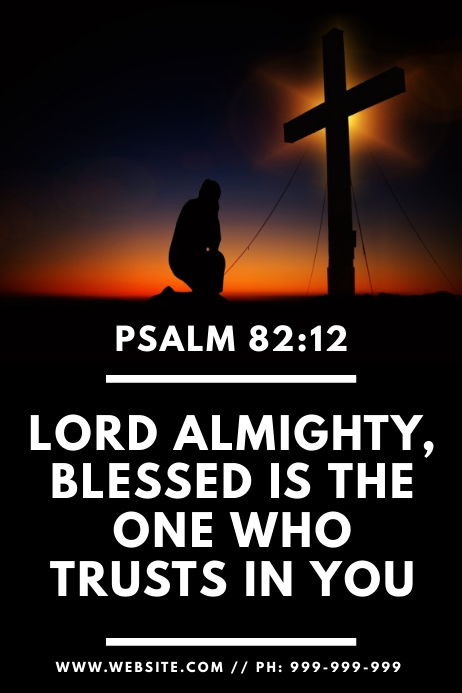 Copy of Psalm 82:12 Poster | PosterMyWall