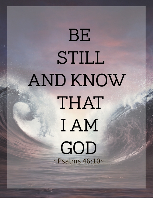 Copy of Psalms 46:10 | PosterMyWall