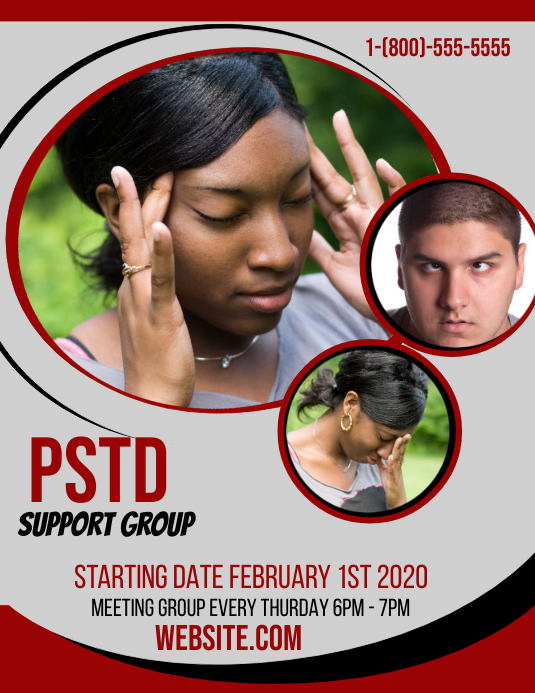 PSTD Support Group Template | PosterMyWall