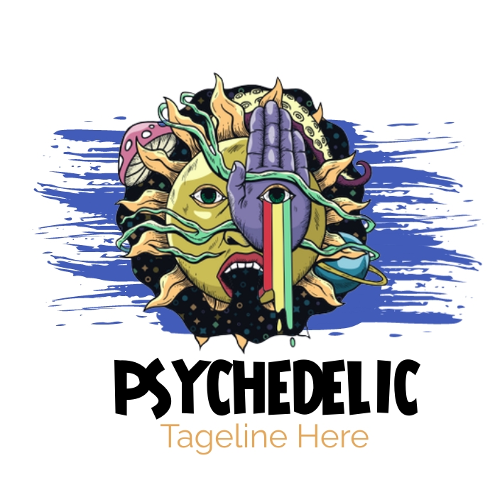 Copy of psychedelic logo | PosterMyWall