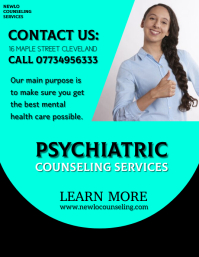 Psychiatric Counseling Services Ad Template | PosterMyWall