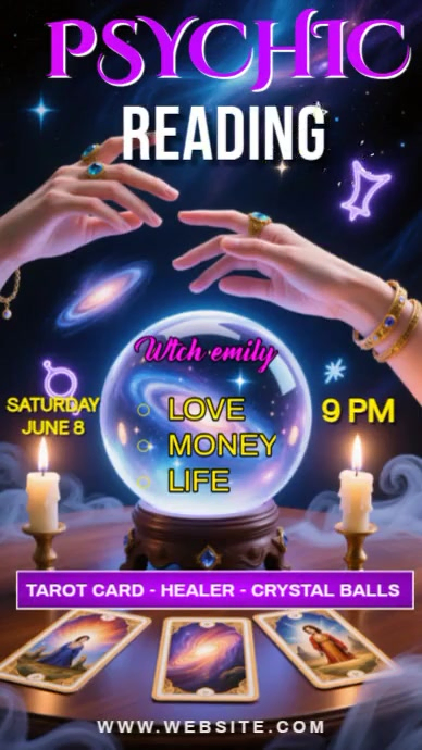 Psychic Reading and Spiritual Guidance Template | PosterMyWall