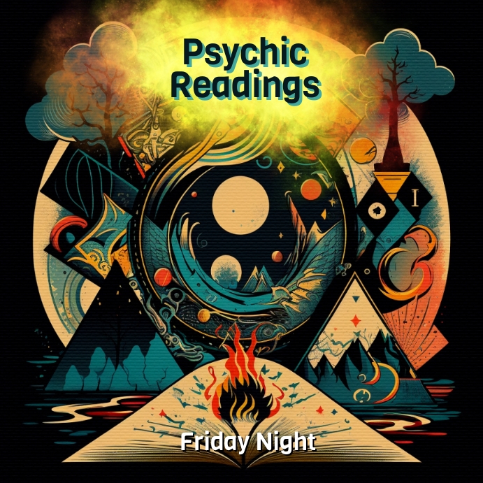 Psychic Reading Tarot Instagram Ad Template | PosterMyWall