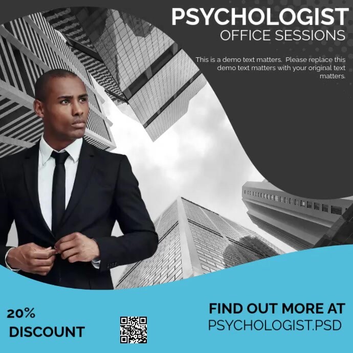 Psychologist Office Sessions Template | PosterMyWall